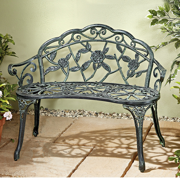 Banc de jardin design "English Rose" Gainsborough | Vitrine Magique