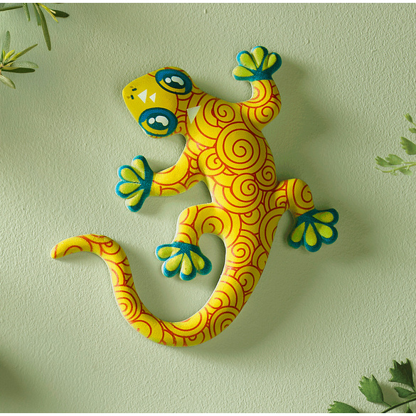 Gecko mural Gainsborough, jaune | Vitrine Magique