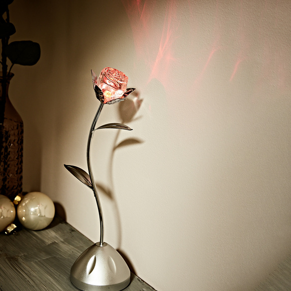 Lampe LED Rose aux couleurs changeantes | Vitrine Magique