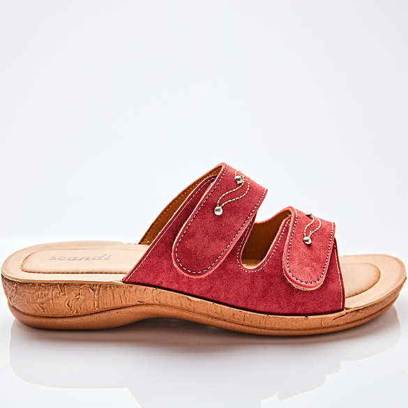 Mules, rouge | Vitrine Magique