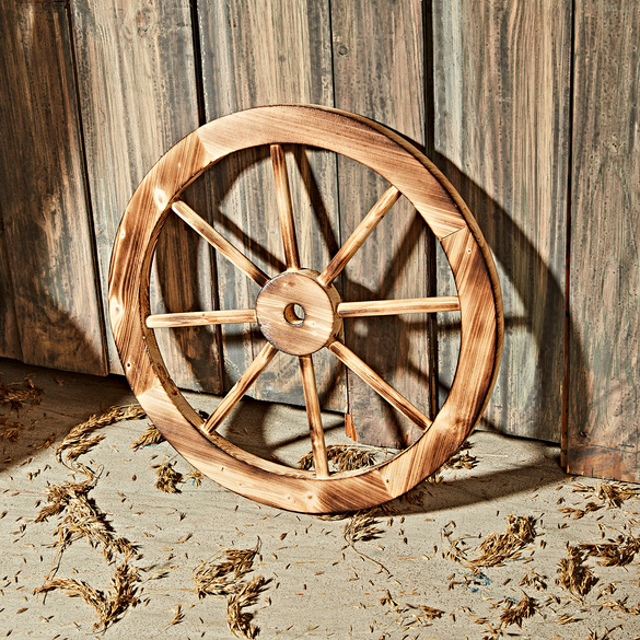 Roue en bois | Vitrine Magique