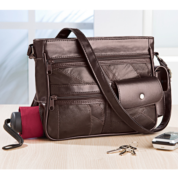 Sac Patchwork, marron, Référence: 2825500