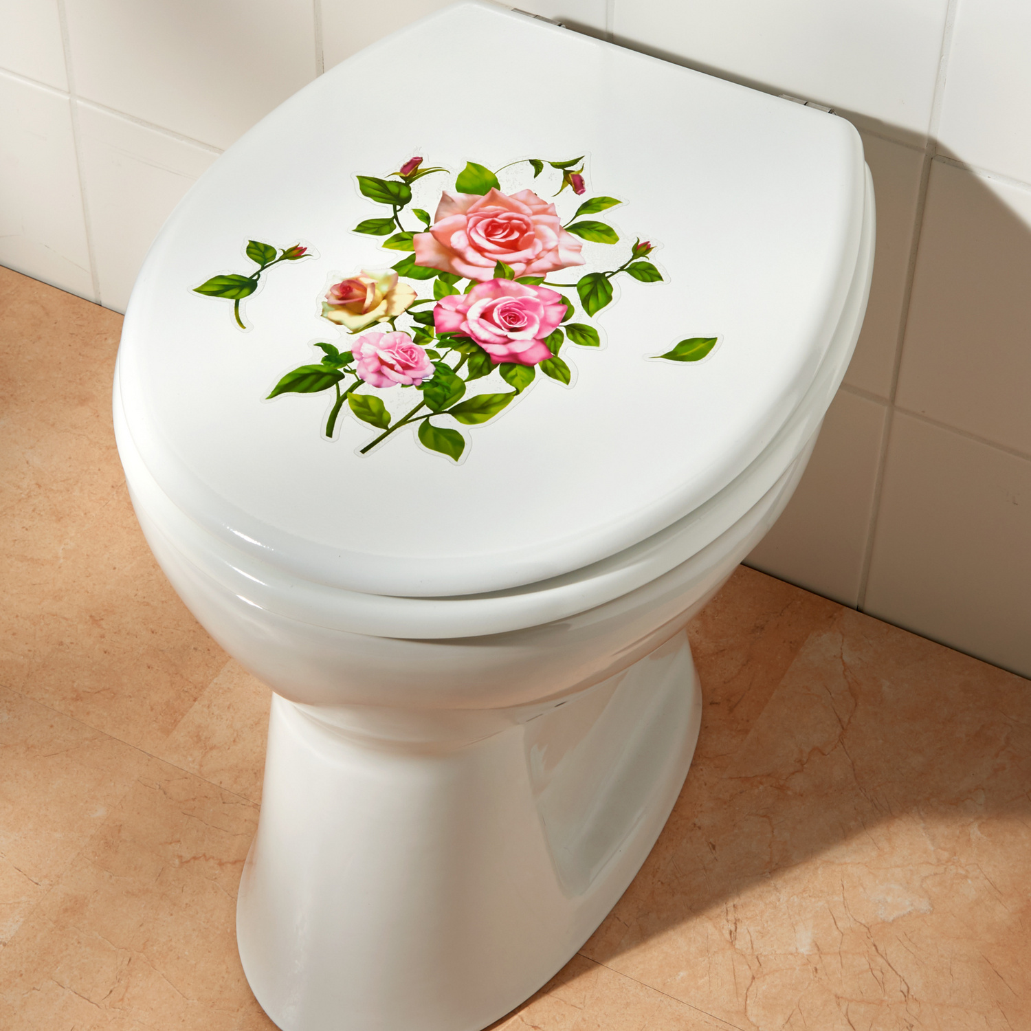Stickers WC Rose | Vitrine Magique